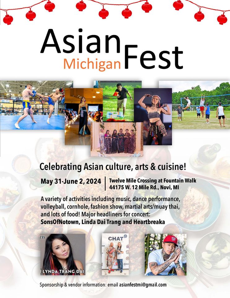 AsianFest Michigan | Twelve Mile Crossing at Fountain Walk